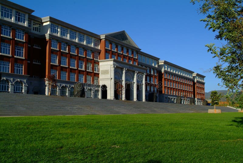 School building stock image. Image of official, blue - 16012205