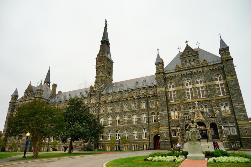 Campus Building on the Georgetown University Editorial Photography ...