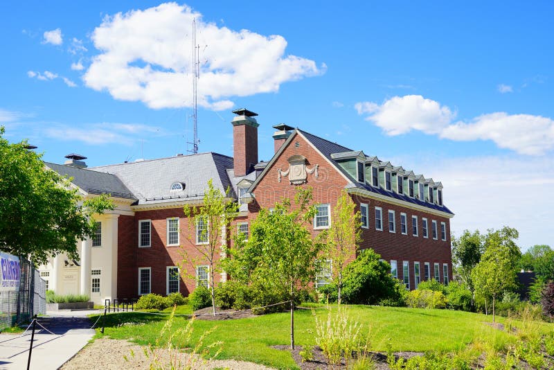 Campus of Colby College in Maine, USA Stock Image - Image of fall ...