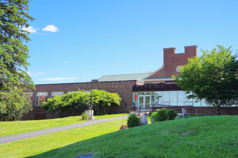 Campus of Colby College in Maine, USA Stock Image - Image of fall ...