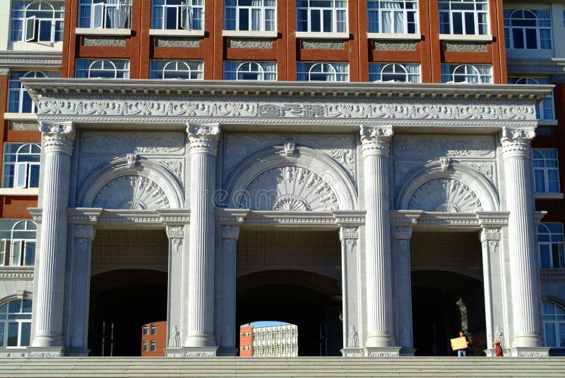 Campus College Building Hall Gate Editorial Photo - Image of george ...