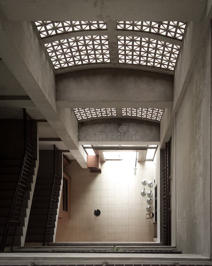 Campus Lobby Shoot from Top Angle Stock Photo - Image of shoot, campus ...