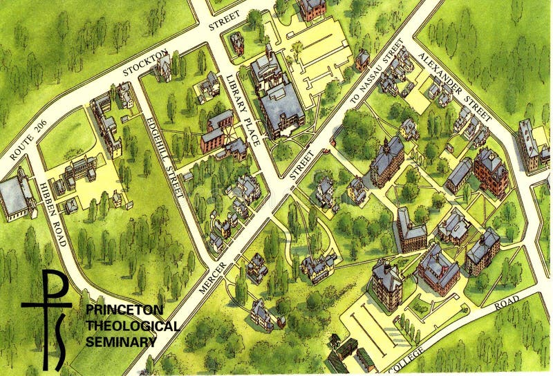 Campus Map stock image. Image of drawing, tree, estate - 222353713