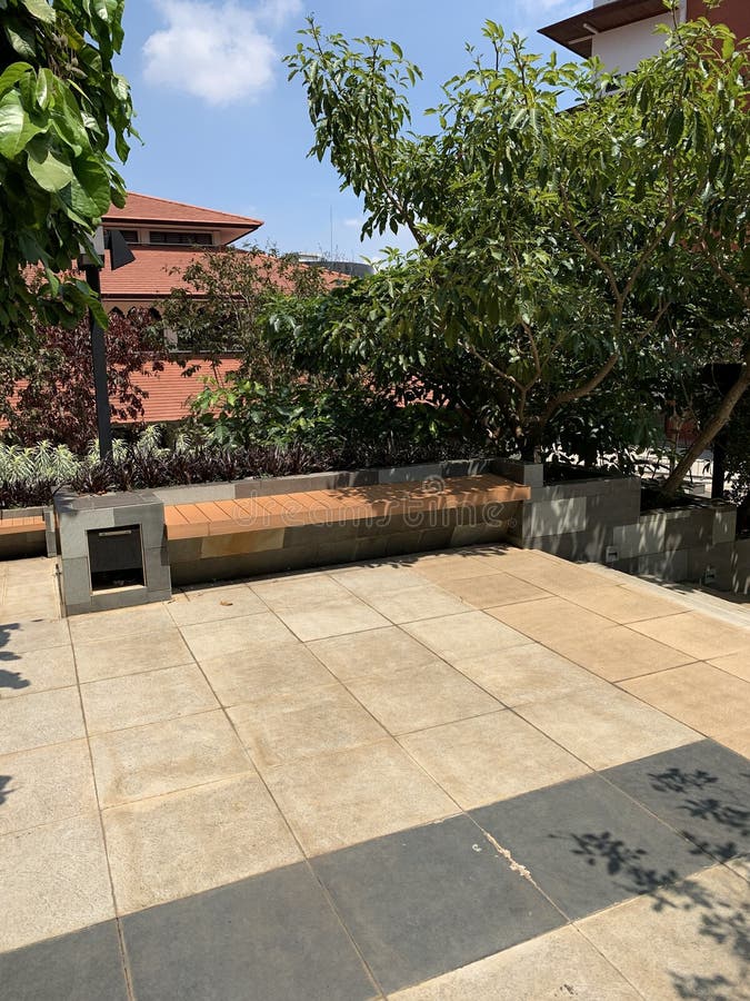 Campus mini park stock image. Image of park, property - 261837069