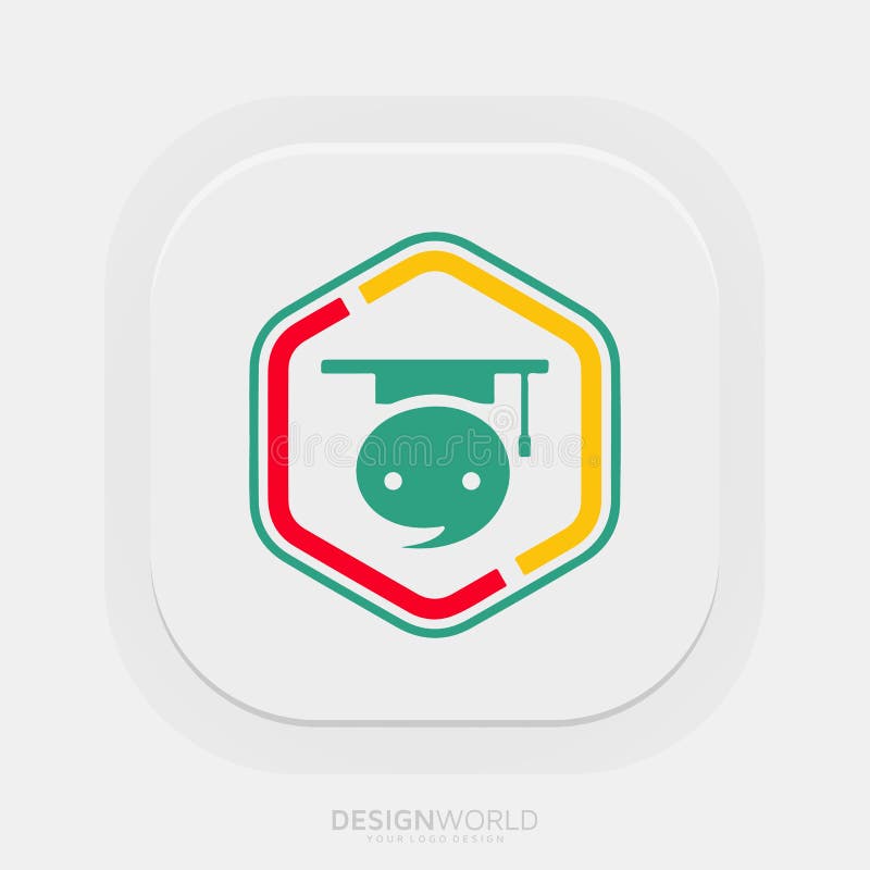 Campus Mobile Apps Vector Logo Design Idea Stock Vector - Illustration ...