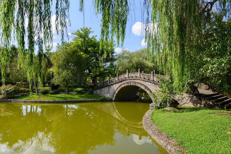 Campus Scenery of China West Normal University, Sichuan, China Stock ...