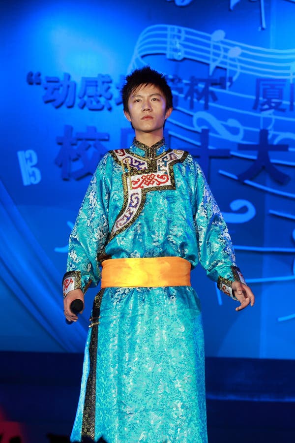 Campus Singer editorial stock photo. Image of college - 4848243