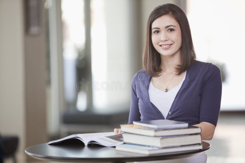 Campus student Portrait 2 stock image. Image of textbooks - 31450513