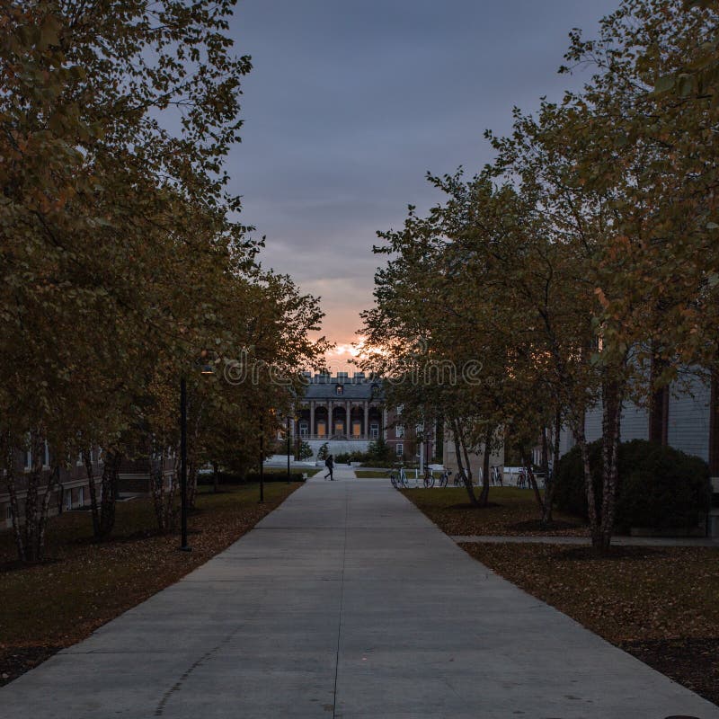 Campus sunrise stock photo. Image of student, college - 157157062