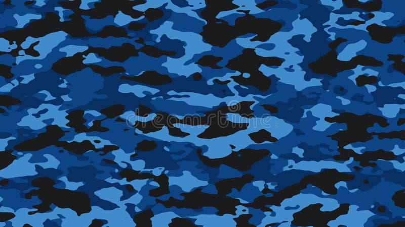 Camuflaje Azul. Camuflaje Militar Stock de ilustración - Ilustración de colorido, fuerza: 275945710
