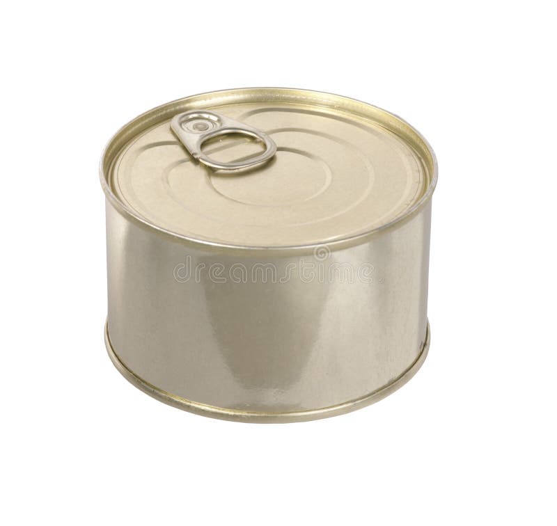 Tin can stock image. Image of steel, pack, product, white - 7710447