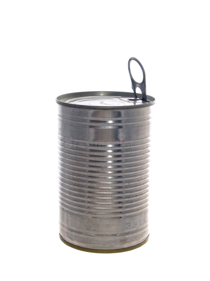 Wet Pet Food. Canned Cat Fish in Aluminum Can Stock Photo - Image of ...