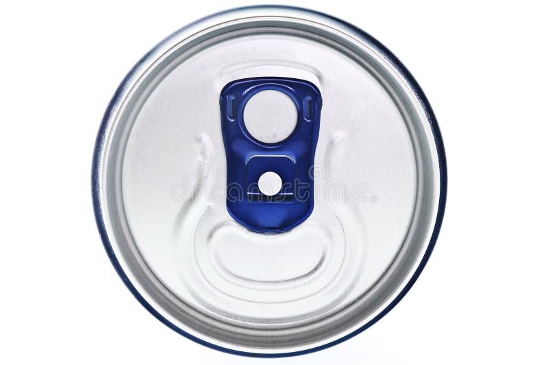 Open drink can top view stock image. Image of canned - 33802097