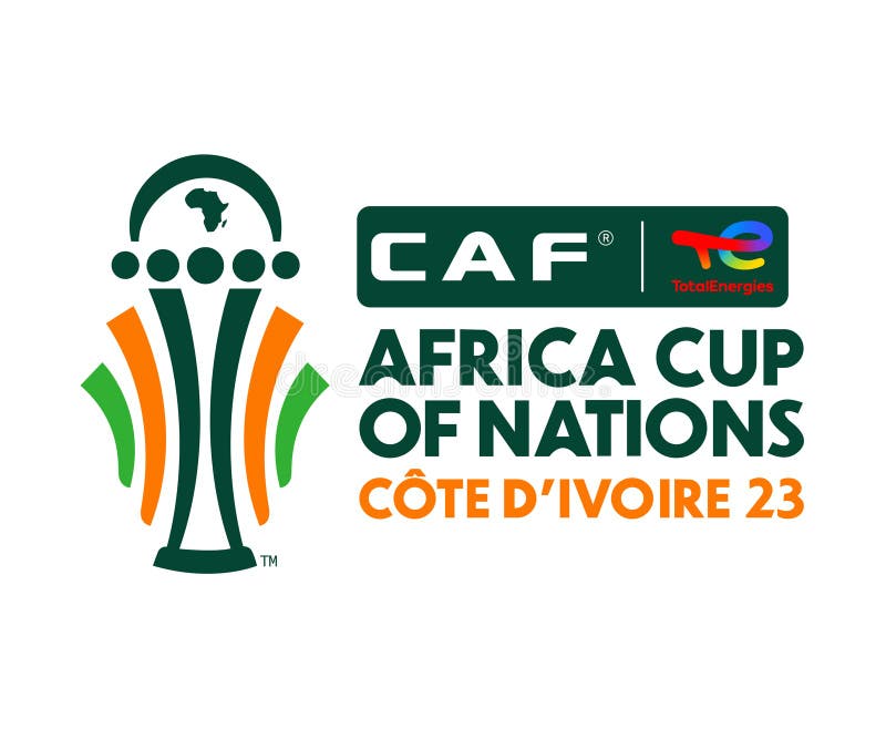 Can Ivory Coast Cup 2023 Logo Symbol Abstract African Cup of Nations ...