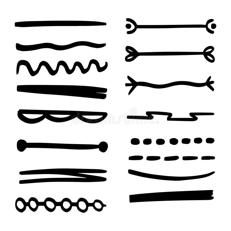 Decorative Underline Stock Illustrations – 3,781 Decorative Underline ...