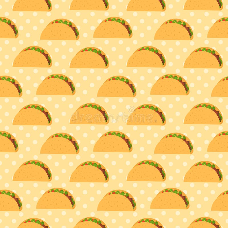Cartoon Seamless Pattern On White Background. Design Illustration ...