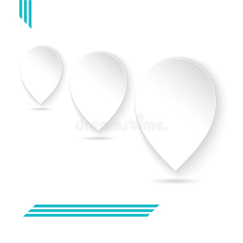 Three Icons for Infographic. Stock Vector - Illustration of banner ...