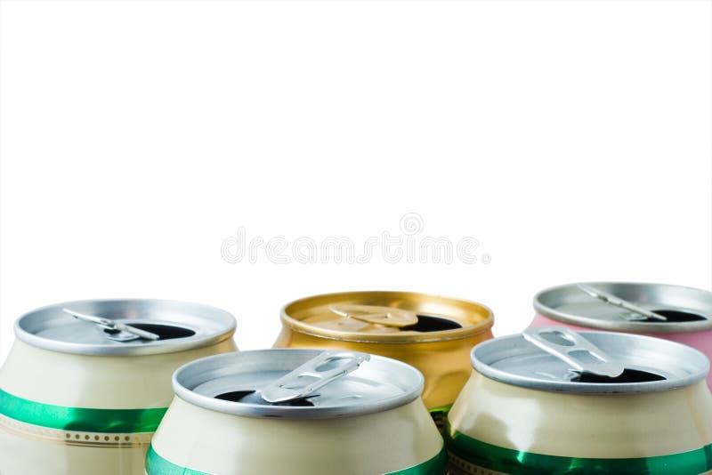 Can with beer stock image. Image of party, white, liquid - 4941705
