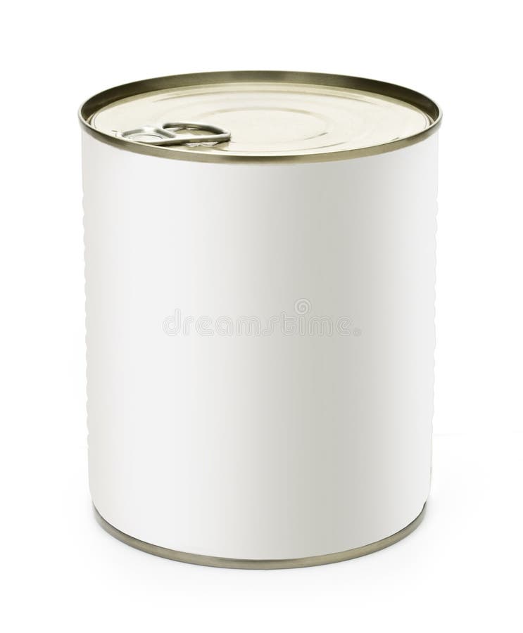 Can with blank stock image. Image of goods, canned, package - 37821851