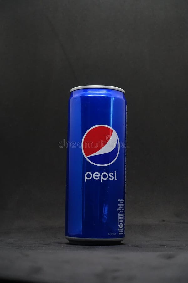 A Can of Blue Pepsi Against Isolated Editorial Photography - Image of ...