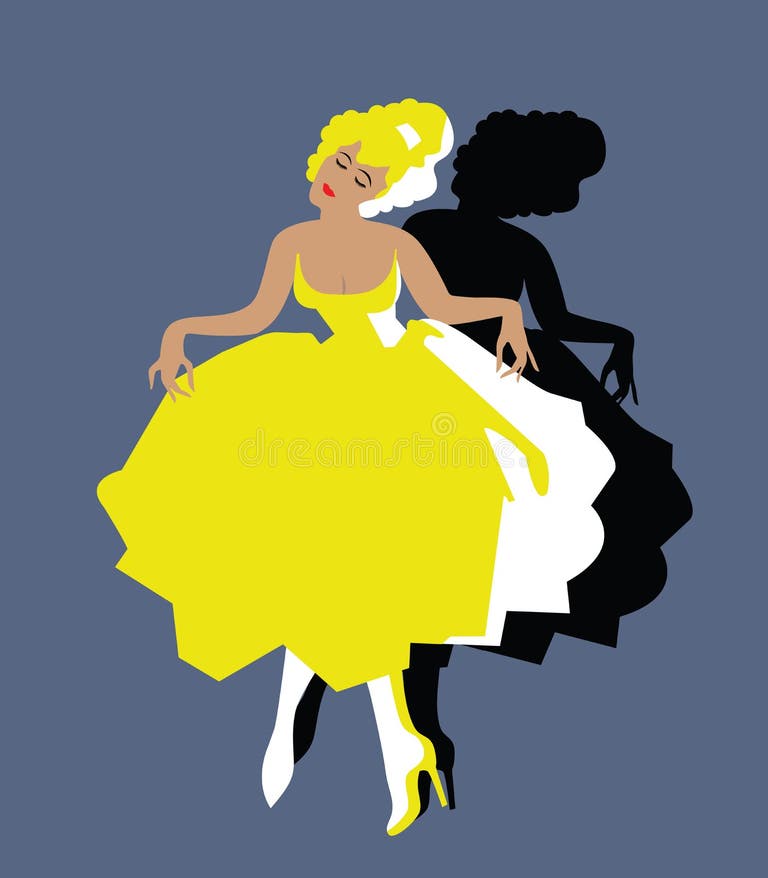 Can Can Dancer Stock Illustrations – 1,719 Can Can Dancer Stock ...