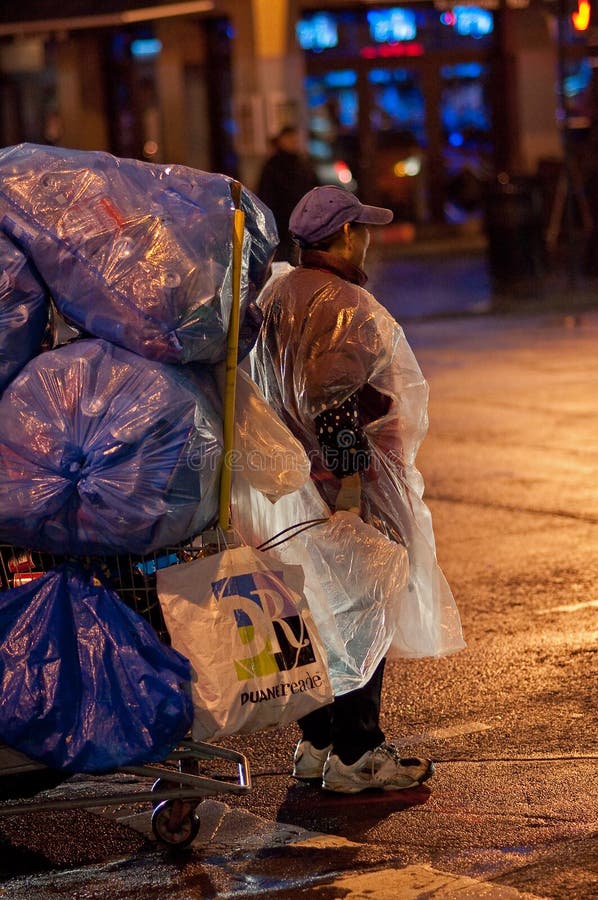 Can collector editorial stock image. Image of humiliation - 20111579