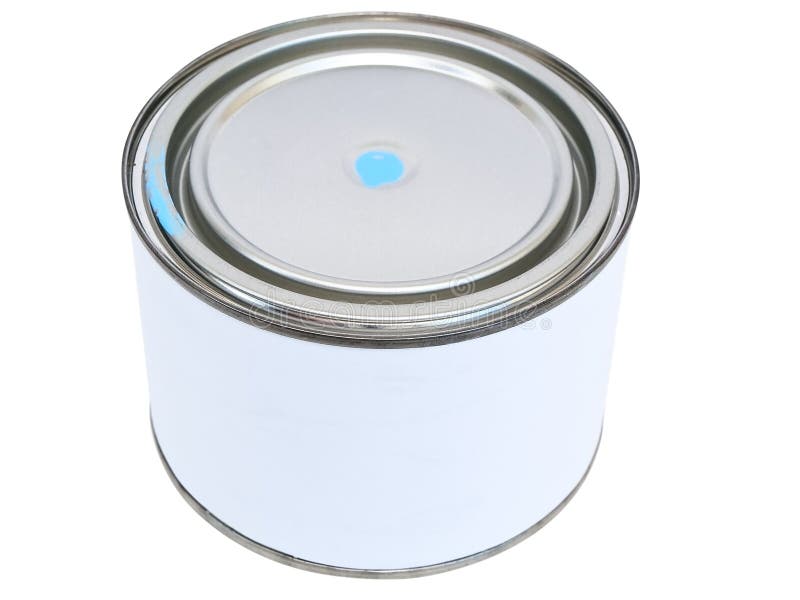 Can with color stock image. Image of colour, container - 7076611