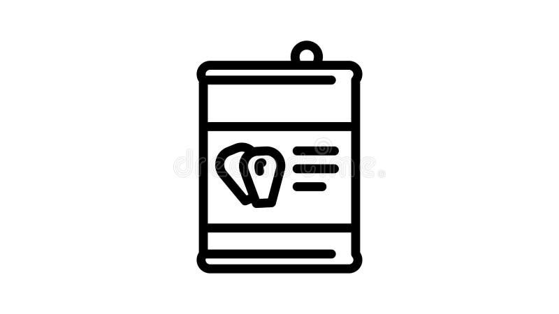 Corn Plant Line Icon Animation Stock Video - Video of kernel, corncob ...