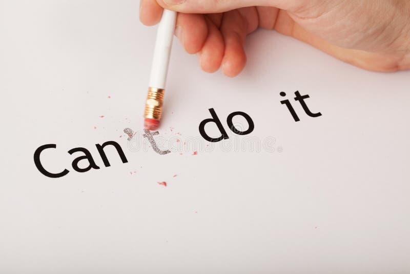 Rubbing Out Wrinkles on Photo Stock Image - Image of eraser, adult ...