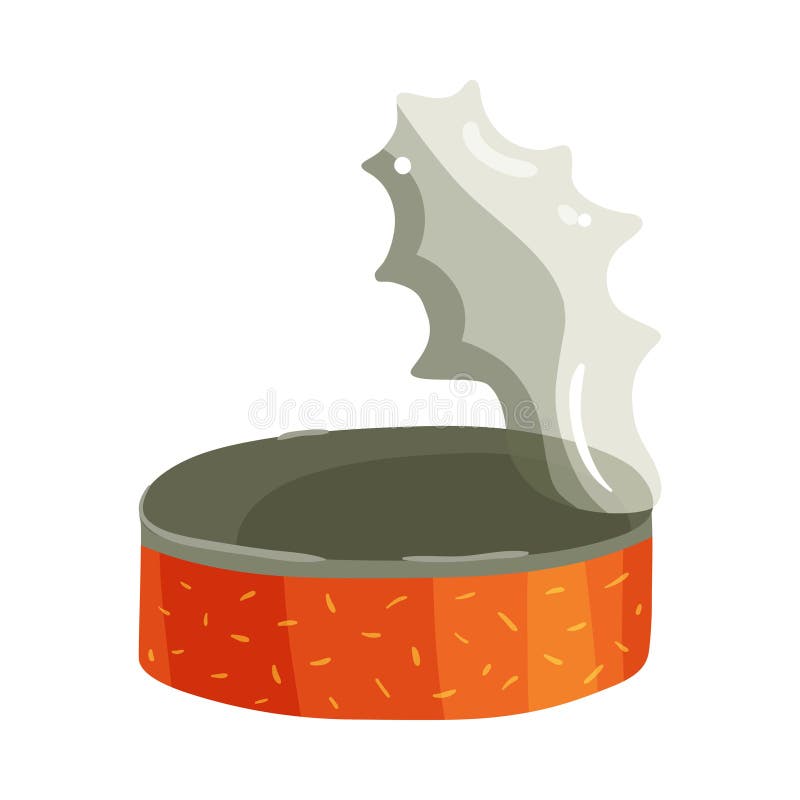 Can Flat Icon stock vector. Illustration of aluminum - 273651403