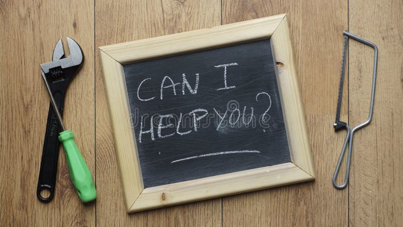 Can i help you stock image. Image of repair, positive - 54896883