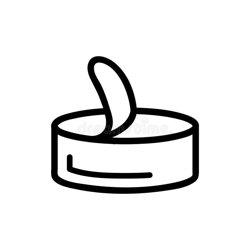 Can Icon Vector. Isolated Contour Symbol Illustration Stock Vector ...