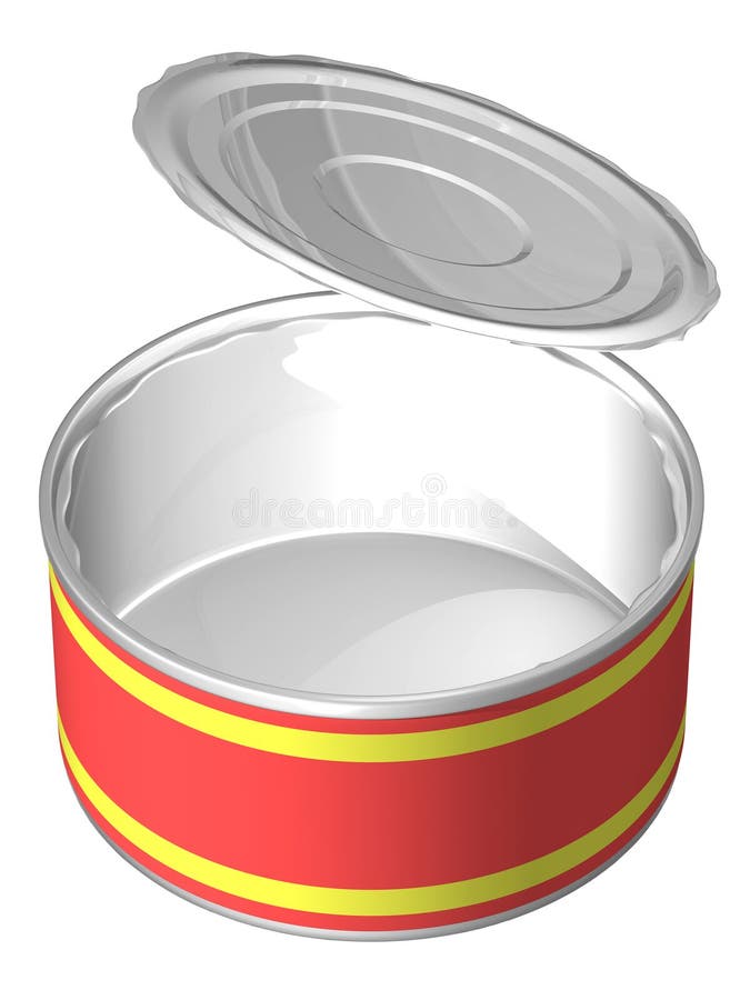 Cartoon Open Metal Tin Can Stock Illustrations – 383 Cartoon Open Metal ...