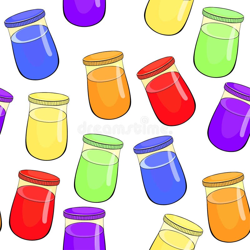 Can of Paint for Drawing. Vector Illustration Stock Vector ...