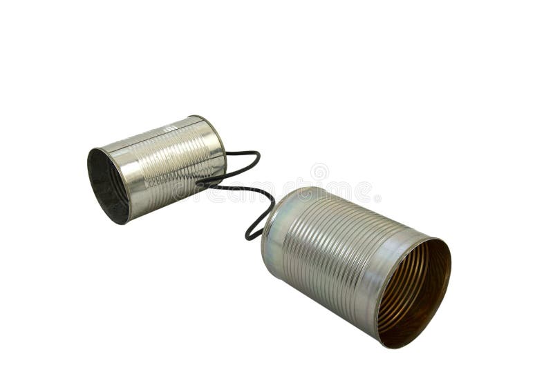 Two Tin Cans String Phone Stock Photos - Free & Royalty-Free Stock ...