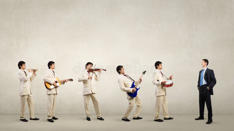 He Can Play All Instruments Stock Photo - Image of perform, horn: 66460248