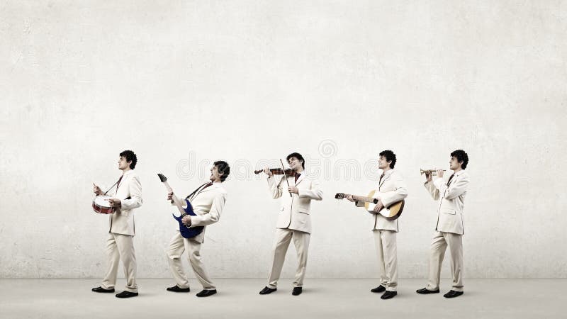 He Can Play All Instruments Stock Image - Image of perform, sound: 66460993