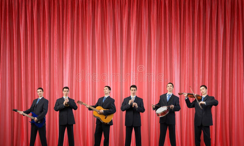 He Can Play All Instruments Stock Photo - Image of acoustic, guitar ...
