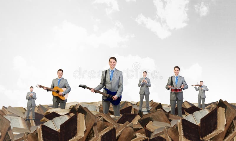 He Can Play All Instruments Stock Image - Image of concert, horn: 69974995