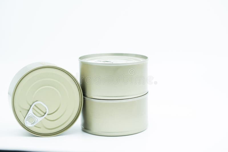 Can with Ring Pull on White Background.Packaging Collection Stock Image ...