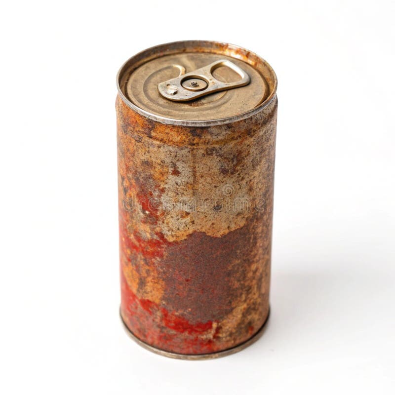 Can of Rust on Transparent Background Stock Illustration - Illustration ...