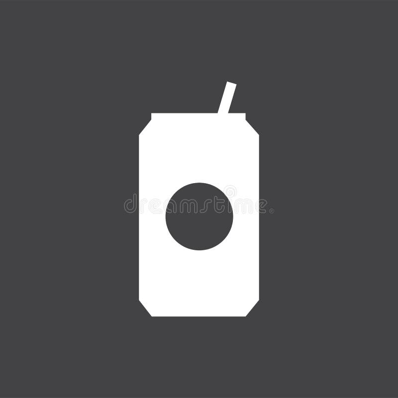 Can of Soda Drink Icon Illustration Stock Vector - Illustration of soft ...