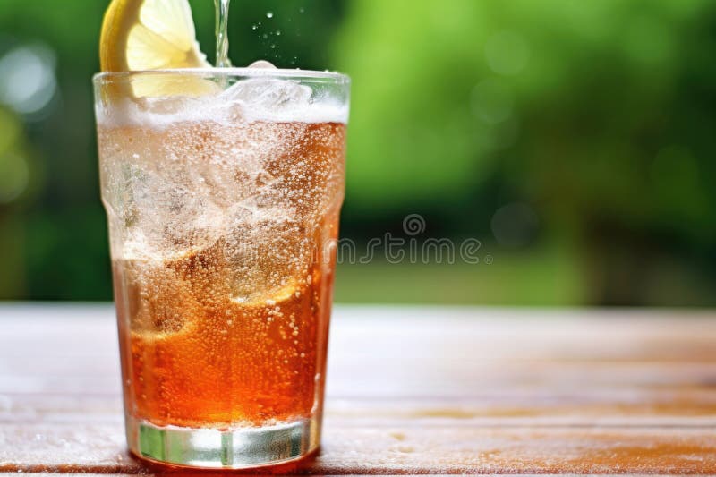 Can of Soda Fizzing Over on a Hot Day Stock Image - Image of beverage ...