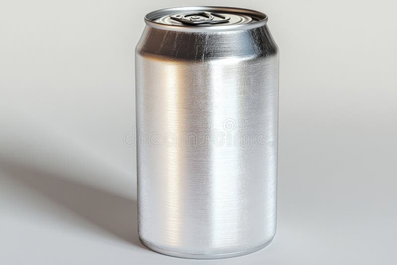 A Can of Soda Sitting on a Table, a Common Everyday Scene Stock Photo ...