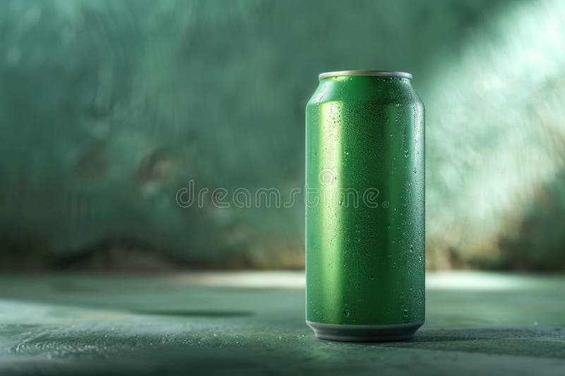 A Can of Soda Sitting on a Table with a Rustic or Vintage Tone Stock ...