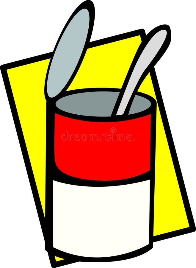 Open Soup Can Clip Art