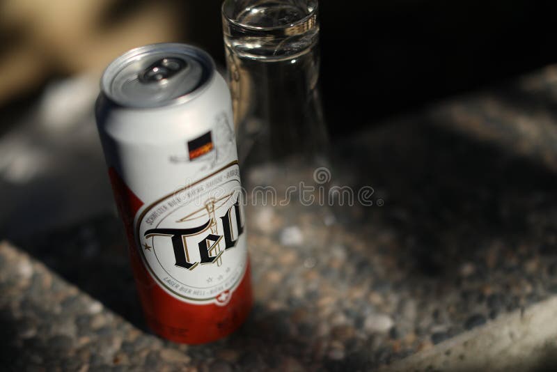 Tell beer editorial image. Image of glass, beer, commercial - 104622630