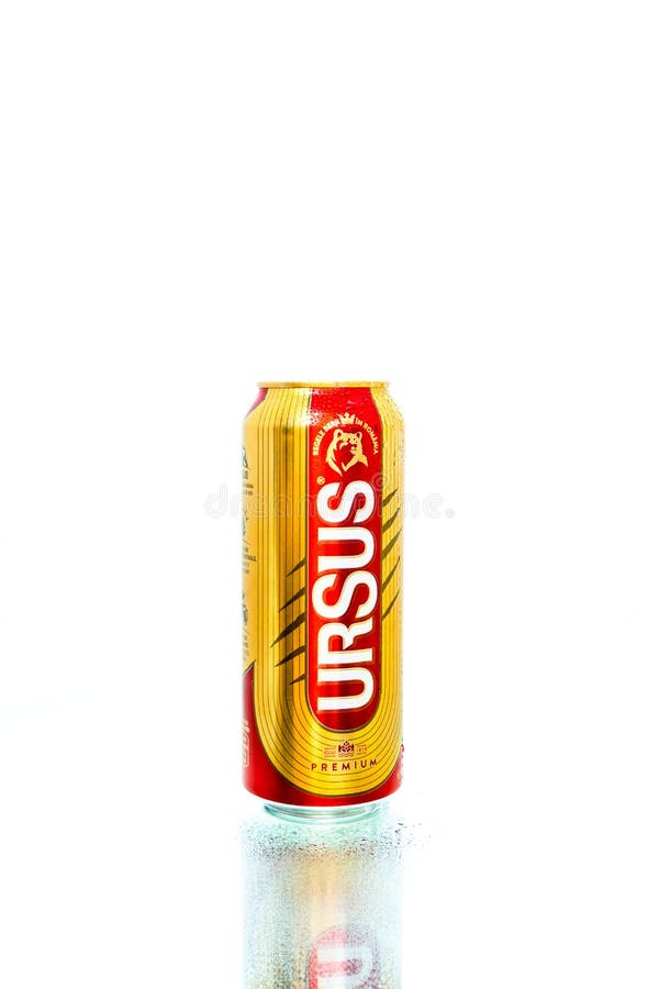Can of Ursus Beer in Bucharest, Romania, 2021 Editorial Photo - Image ...