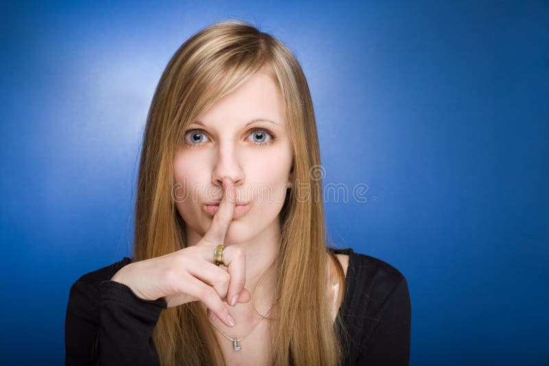 Can you keep a secret? stock photo. Image of blue, funny - 23694842