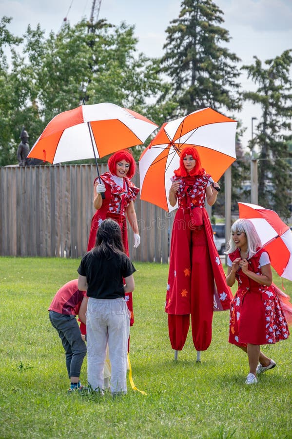 Canada Day Celebrations in the City of Calgary Editorial Photography ...